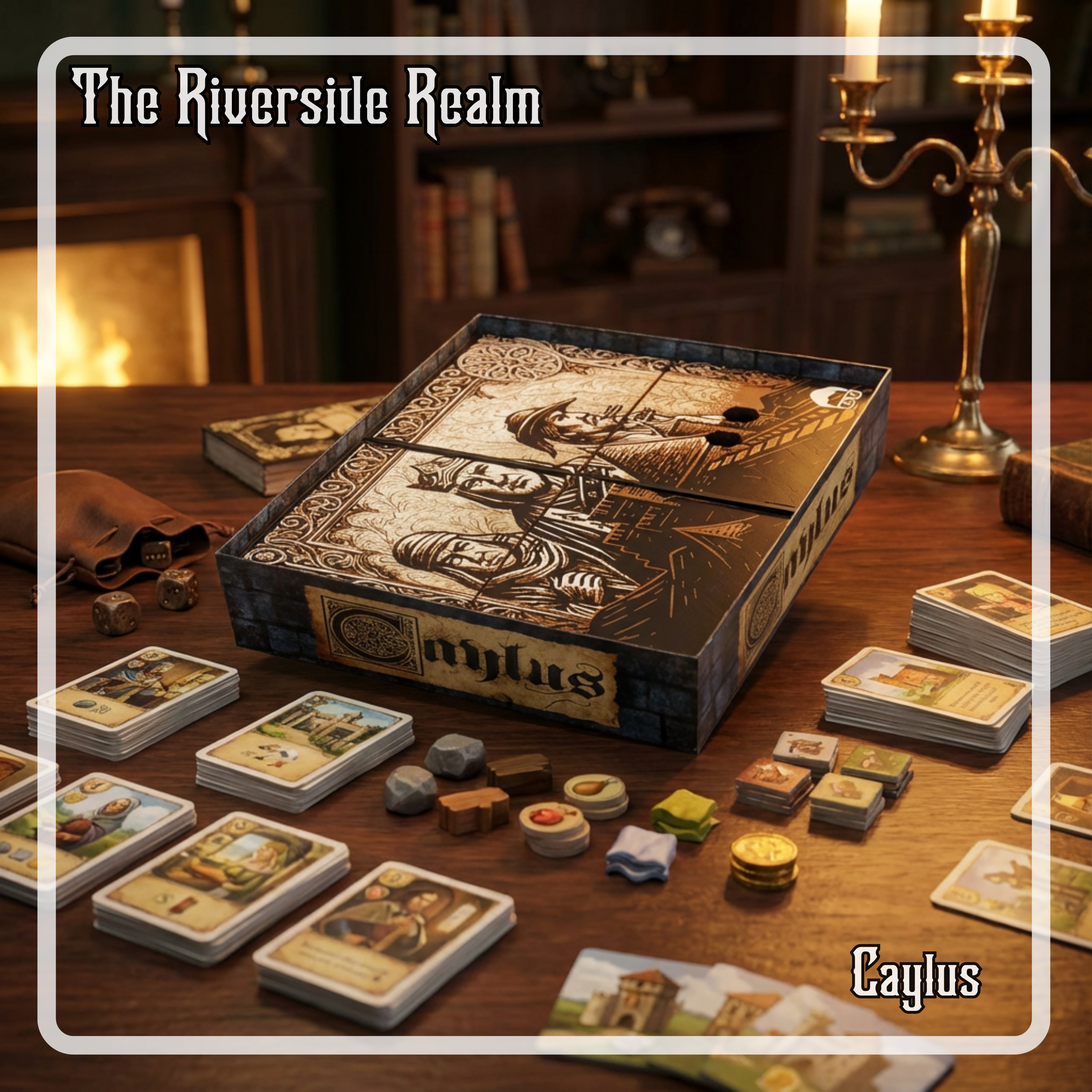 Caylus Box Organizer (2005) | Premium Game Insert – The Riverside Realm